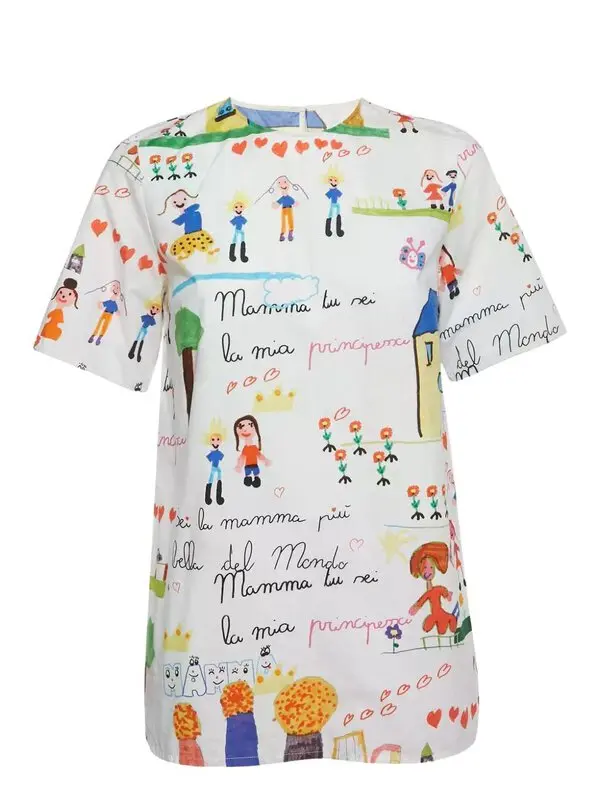 Dolce & Gabbana Cotton Print T-shirt - White