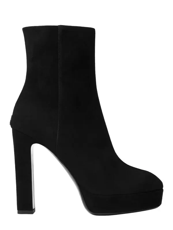 JIMMY CHOO Marene 120 Suede Ankle Boots - Black
