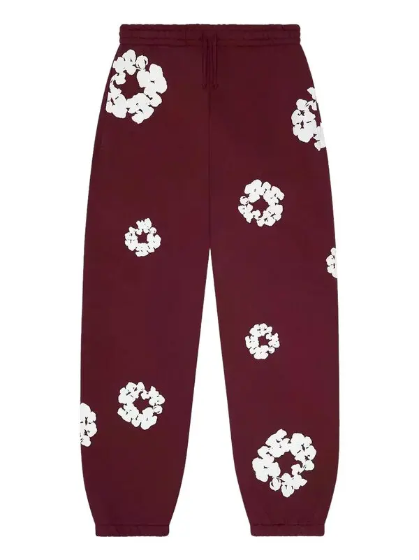 DENIM TEARS Wreath Track Pants - Red