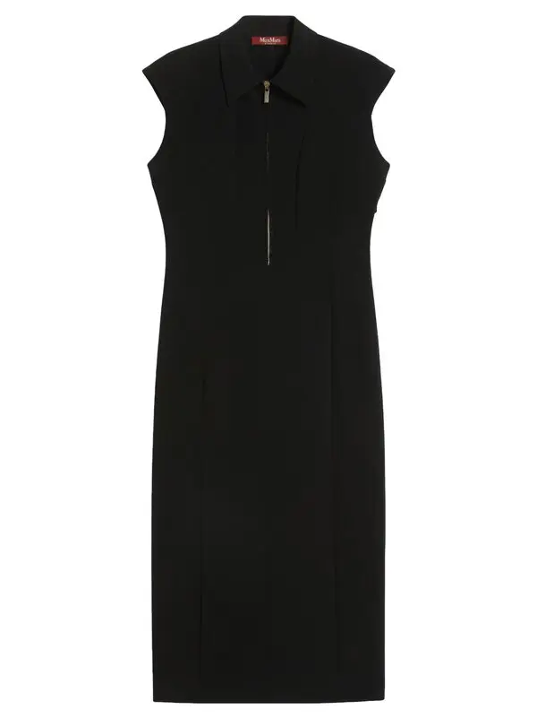 Max Mara Cady Midi Dress - Black