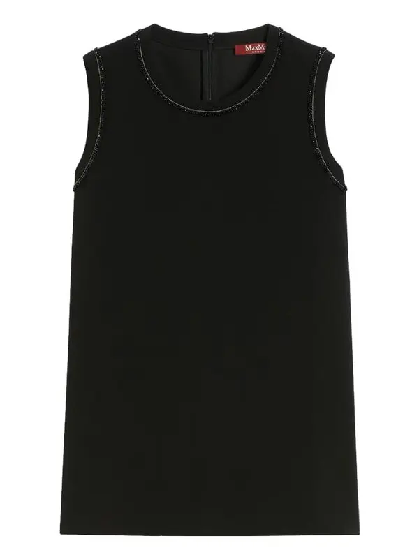 Max Mara Cady Sleeveless Blouse - Black