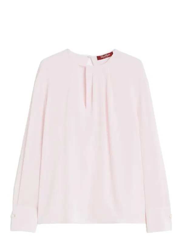 Max Mara Lightweight Cady Blouse - Pink