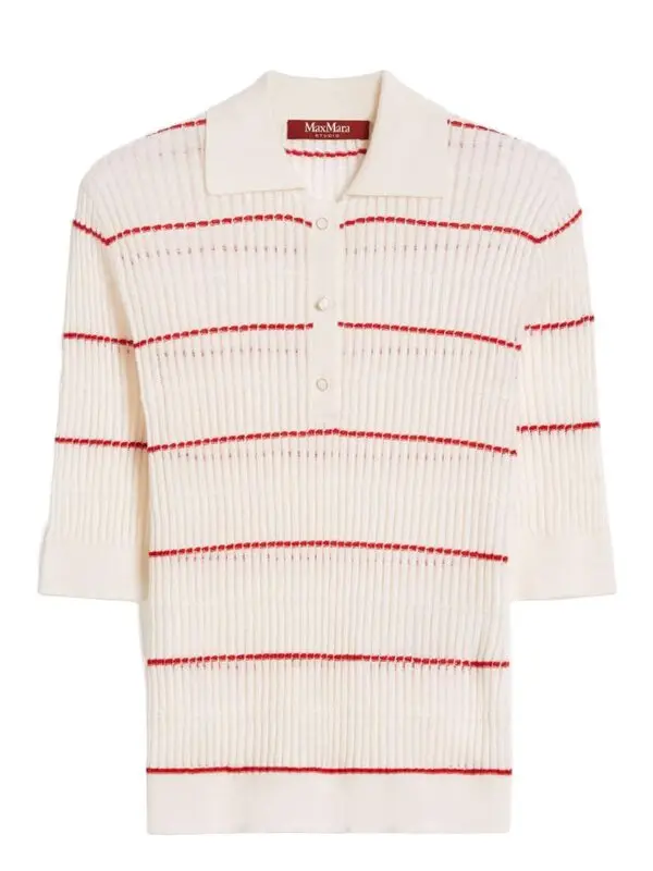 Max Mara Silk And Wool Jumper - White