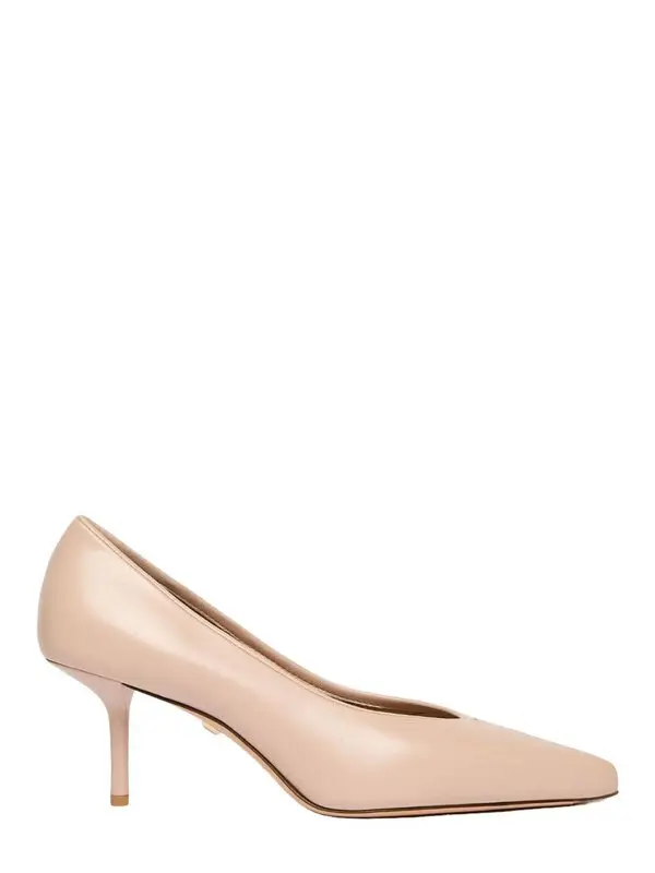 Max Mara Nappa Leather Court Shoes - Pink