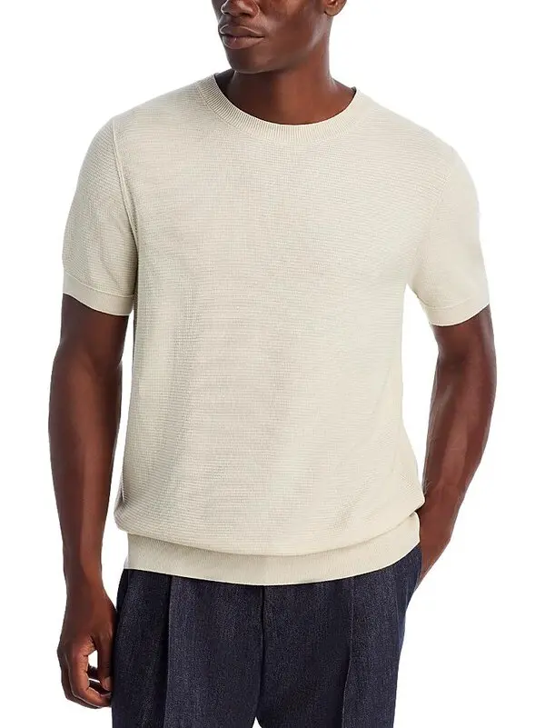 BOSS Ianni Knit Shirt - Open White