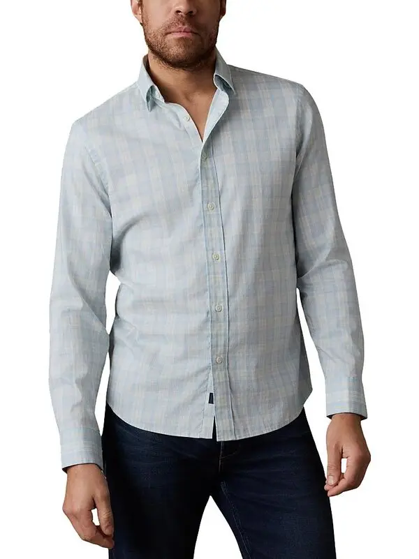Faherty Brand The Movement Long Sleeve Button Down Shirt - Bermuda Shell