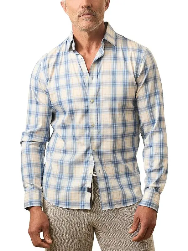 Faherty Brand The Movement Long Sleeve Button Down Shirt - Harbor Point Plaid
