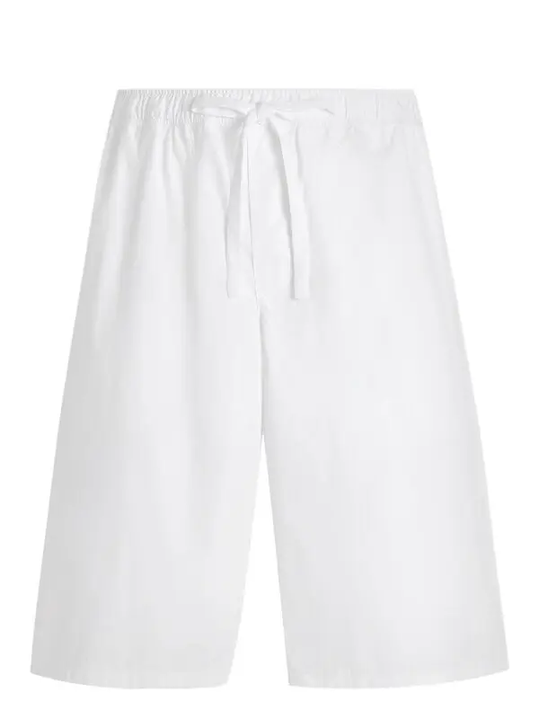 Dolce & Gabbana Cotton Bermuda Shorts - White