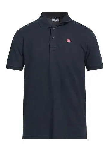 DIESEL Polo Shirt Midnight Size Cotton, Elastane - Blue