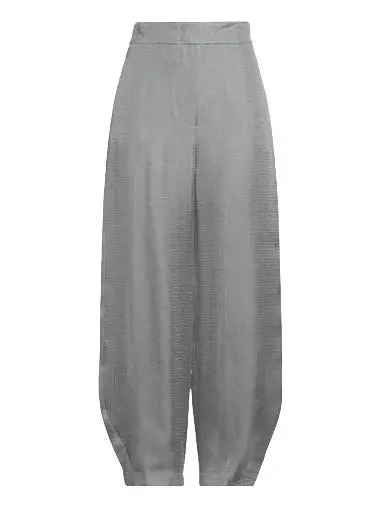 Emporio Armani Straight-leg Pants In Lyocell, Viscose, And Silk - Grey