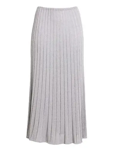 ROBERTO COLLINA Midi Flared Skirt - Grey