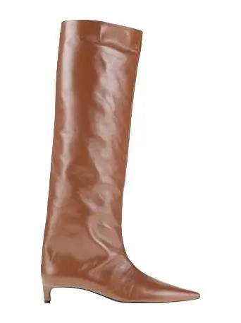 JIL SANDER Leather Boots - Beige