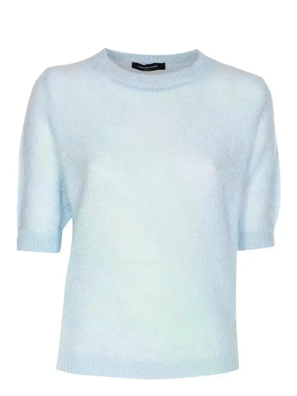 Fabiana Filippi Crew-neck T-shirt - Blue