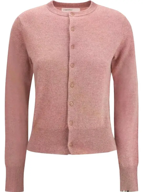 EXTREME CASHMERE X N°300 Little 2 Buttoned Knitted Cardigan - Pink