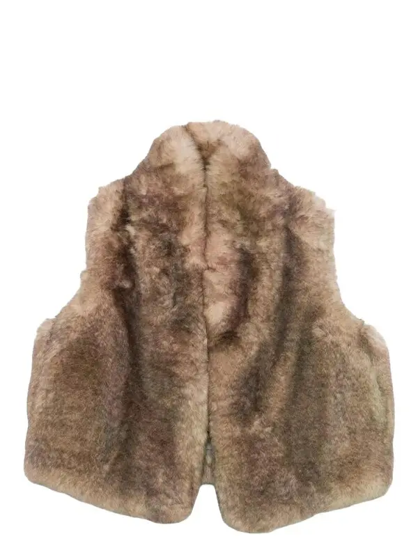 Vanessa Bruno Marcello Textured Gilet - Brown