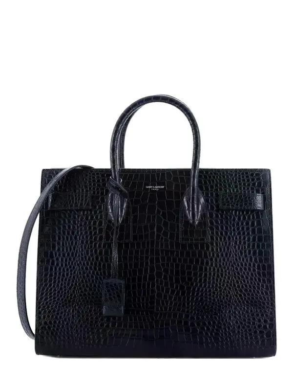 Saint Laurent Sac De Jour Nm Embossed Tote - Black