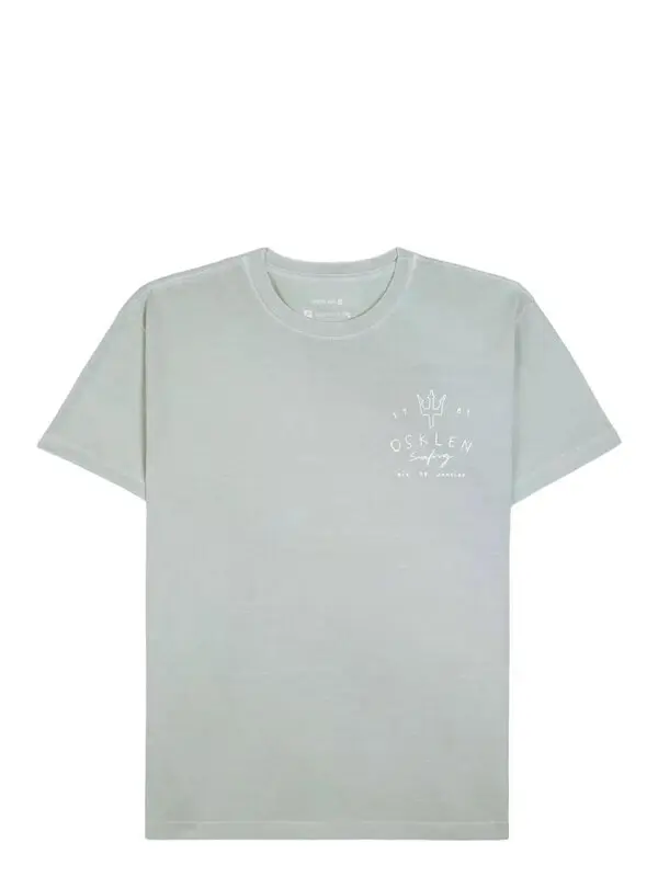 OSKLEN Scribble-detail Crew-neck T-shirt - Green