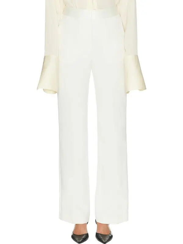 FLEUR DU MAL Tuxedo Pant - Ivory