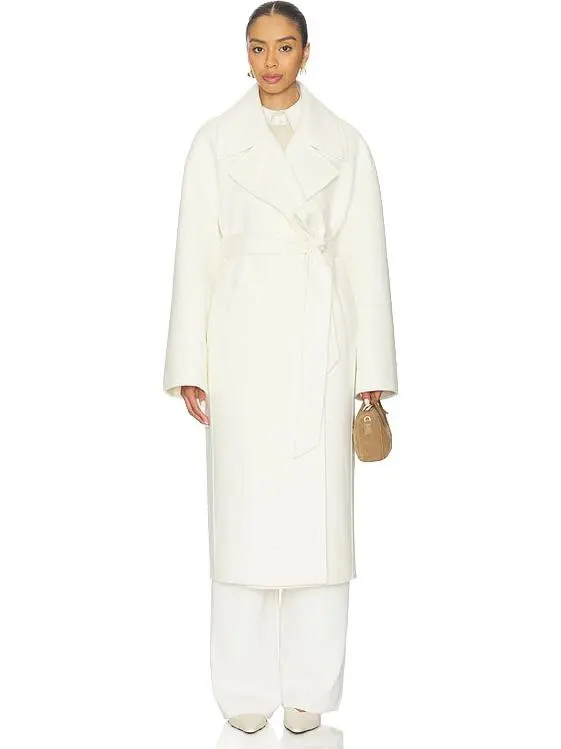 L'academie By Marianna Kye Wool Coat - Ivory