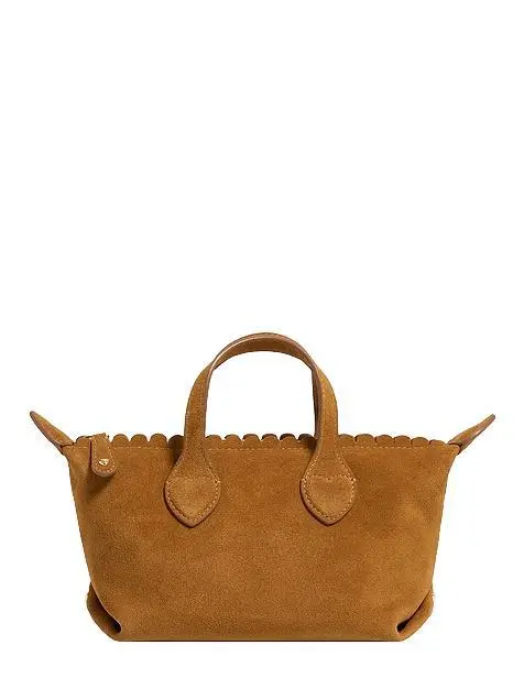 Stoney Clover Lane Leather Pittsford Pouchette Crossbody Bag - Maple