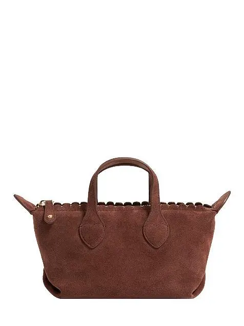 Stoney Clover Lane Leather Pittsford Pouchette Crossbody Bag - Teddy