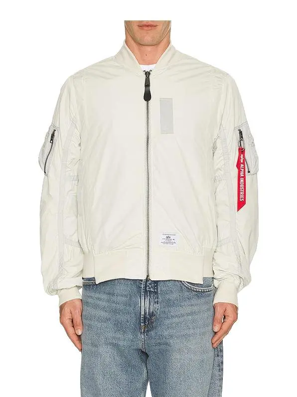Alpha Industries L-2b Paratrooper Flight Jacket - Dune White
