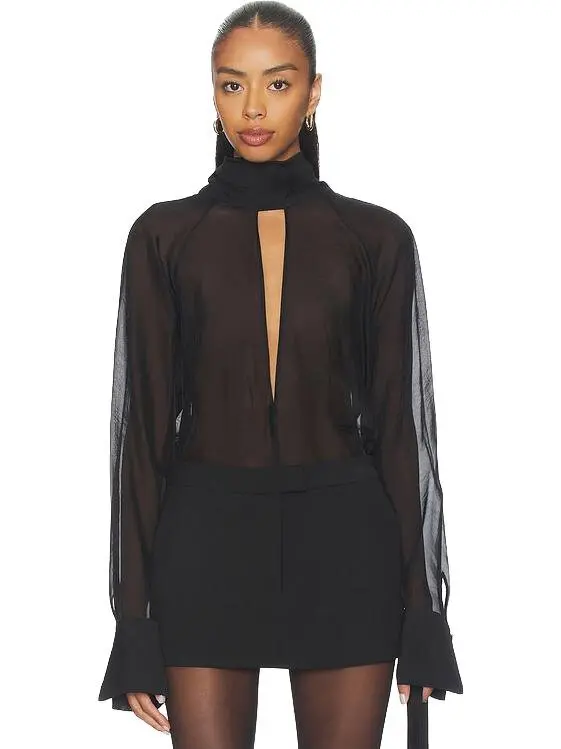 L'academie By Marianna Aiden Top - Black