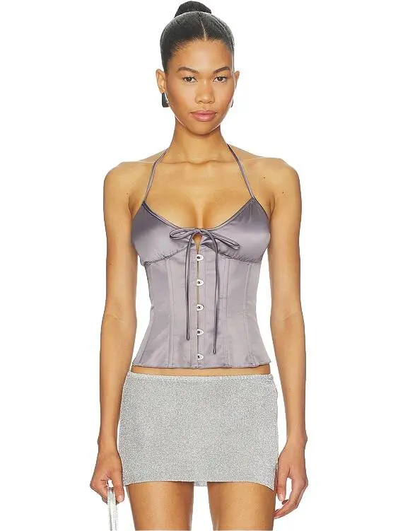GUIZIO Marini Corset - Gunmetal