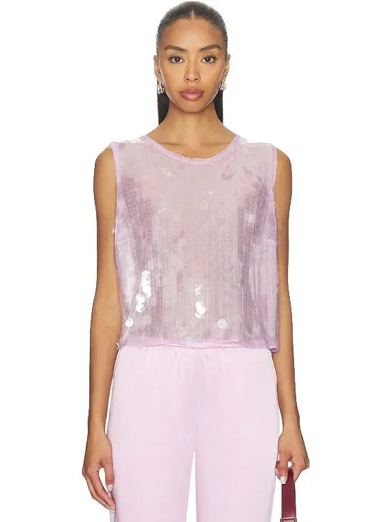 NONCHALANT LABEL Bianca Top - Lavender