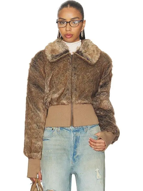 UNREAL FUR Event Horizon Jacket - Natural