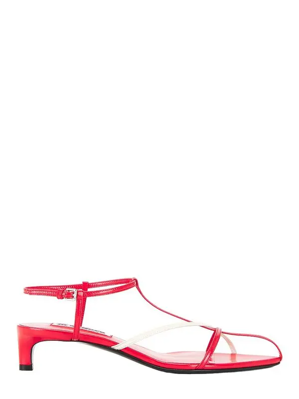 JIL SANDER Strappy Sandal - Dusted Clay