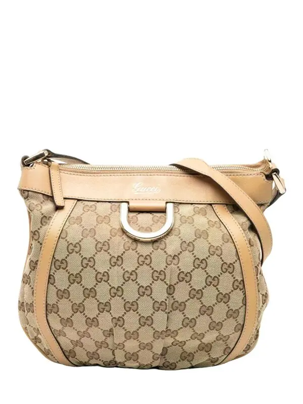 Gucci Gg Canvas Abbey D-ring Crossbody Bag - Brown