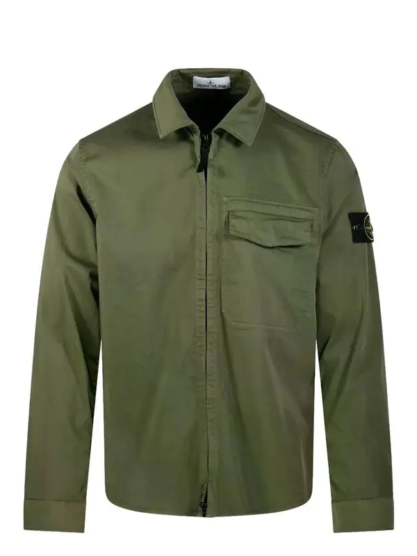 Stone Island Zip Jacket - Green