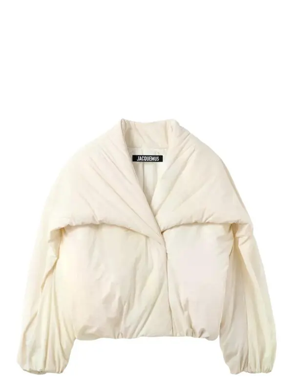 Jacquemus Le Chale Bomber Jacket - White