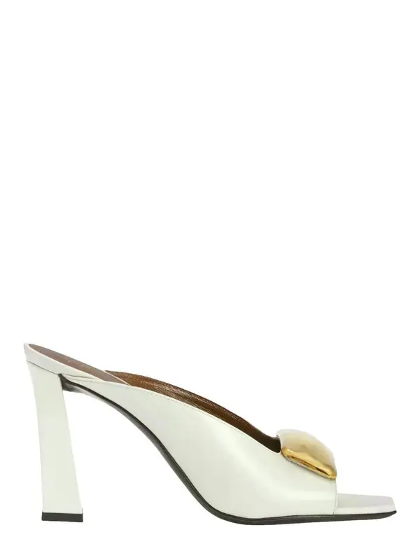 GIUSEPPE ZANOTTI Mya Stone Sandals - White