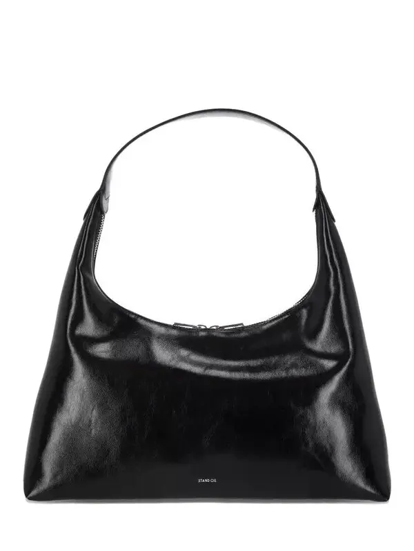 STAND OIL Plump Zip Shoulder Bag - Black