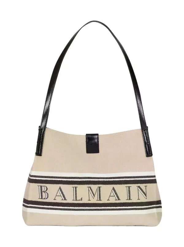 Balmain Canvas Tote Bag - Neutrals