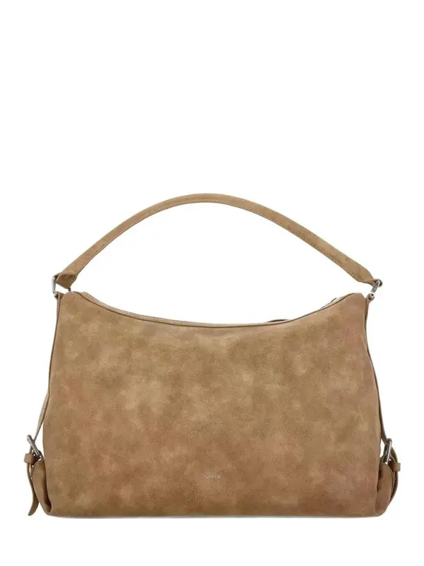 STAND OIL Mushy Zip Shoulder Bag - Brown