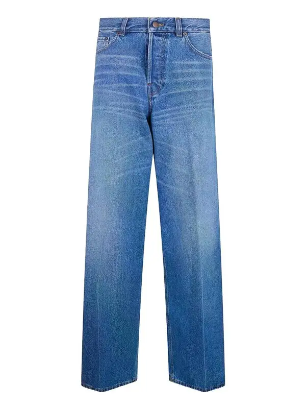 HAIKURE Button Jeans - Blue