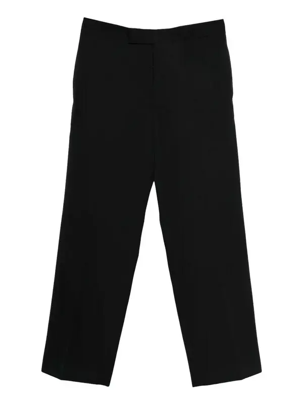 SAPIO Straight Leg Trousers - Black