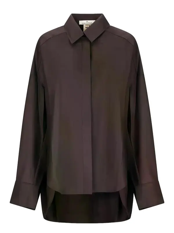 DI STAVNITSER Heidi Collared Shirt - Brown