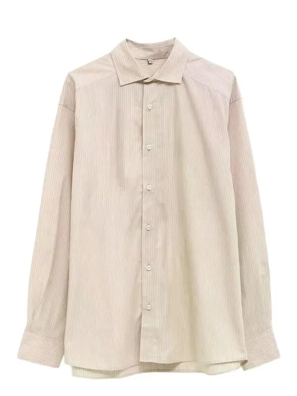 BASERANGE Claude Striped Shirt - Neutrals