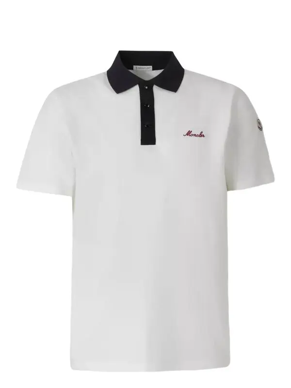 Moncler Logo-embroidery T-shirt - White