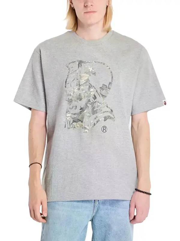A BATHING APE Tree Edge Camo General T-shirt - Grey