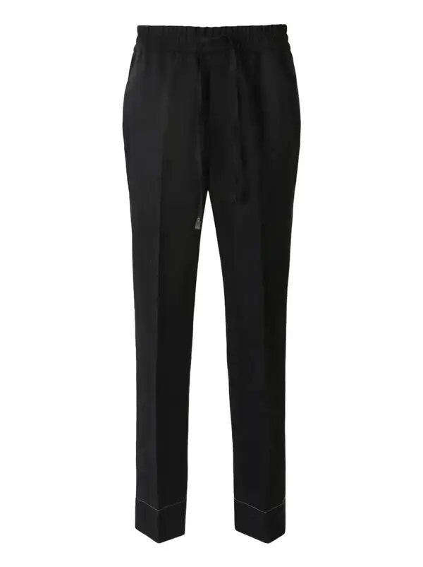 Brioni Drawstring Trousers - Black