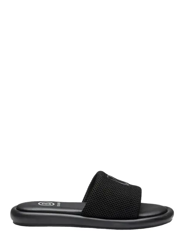 Bogner Logo-detail Mesh Flat Sandals - Black