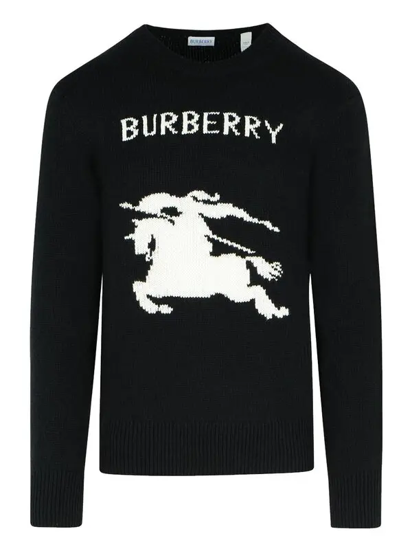 Burberry Wool And Cashmere Sweater - Black