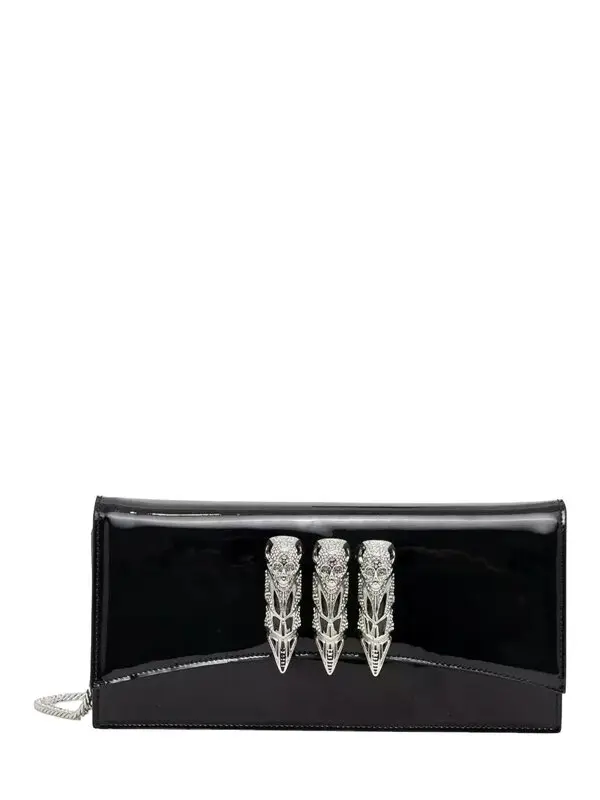Philipp Plein Skull-motif Clutch - Black
