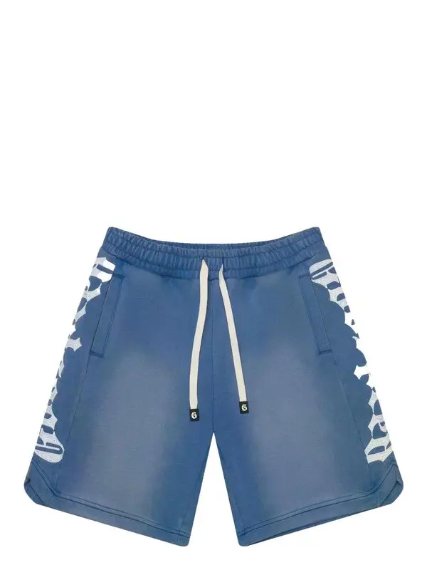 GODSPEED Courtside Print Shorts - Blue