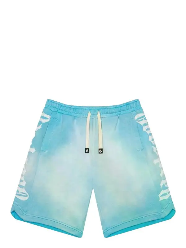 GODSPEED Courtside Print Shorts - Blue